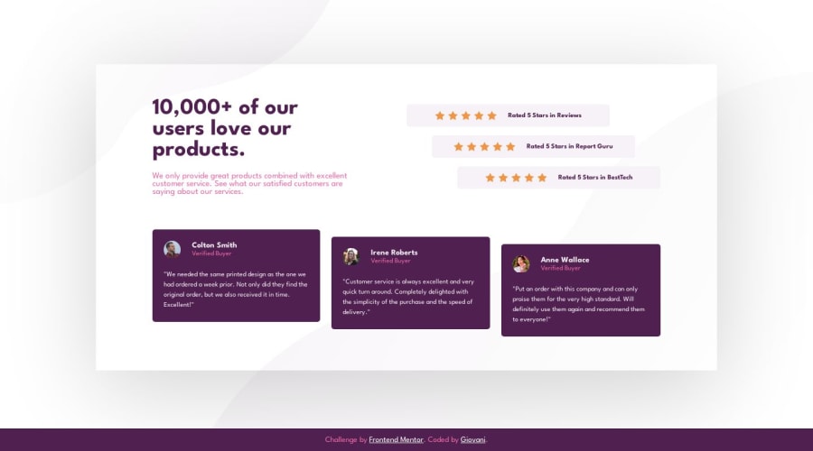 Frontend Mentor Social Proof Site Using Html Css Flexbox And Grid