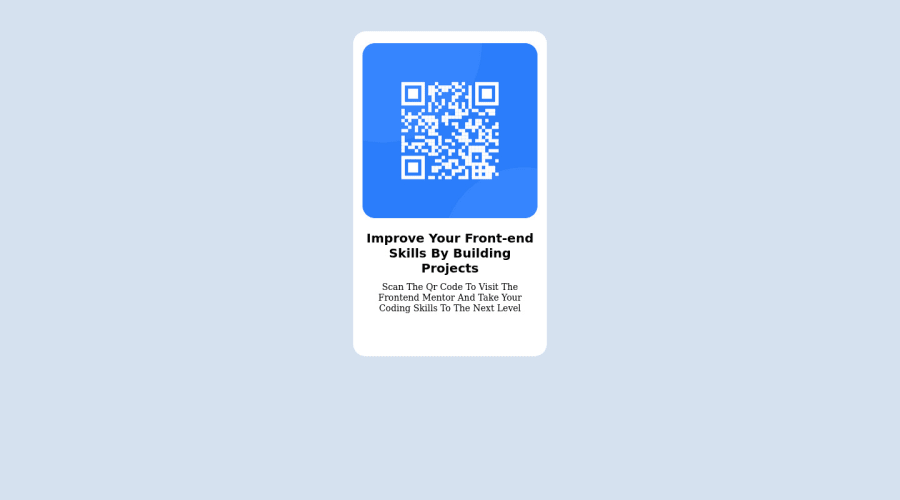 Frontend Mentor Qr Code Reponsive Design Coding Challenge Solution