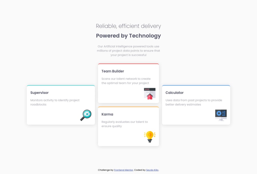 Frontend Mentor Responsive Page Using Flexbox Coding Challenge Solution