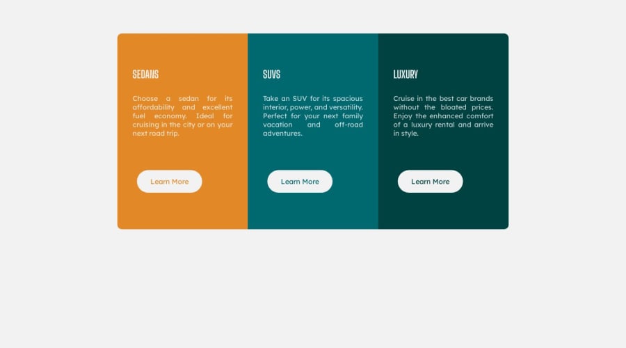 Frontend Mentor 3 Column Preview Card Component Solution Usng Css Grid Coding Challenge Solution