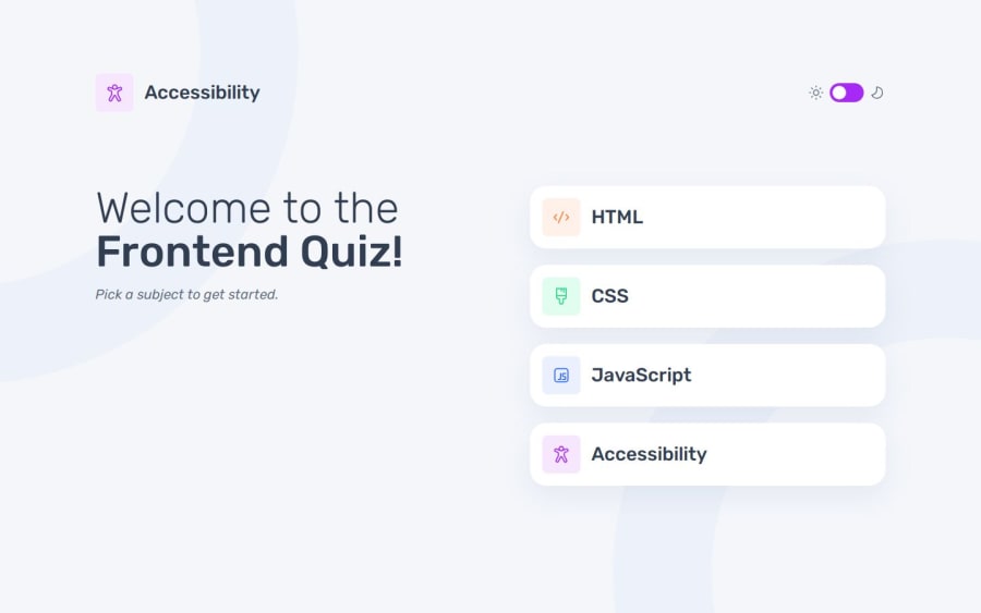 Frontend Mentor Responsive Frontend Quiz App With React Ts And