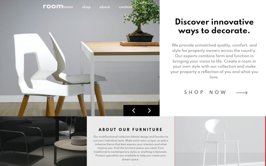 Frontend Mentor Room Master Homepage Using Html Css And Javascript Coding Challenge Solution