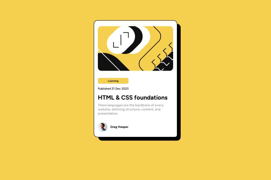 Frontend Mentor Blog Preview Card Coding Challenge Solution