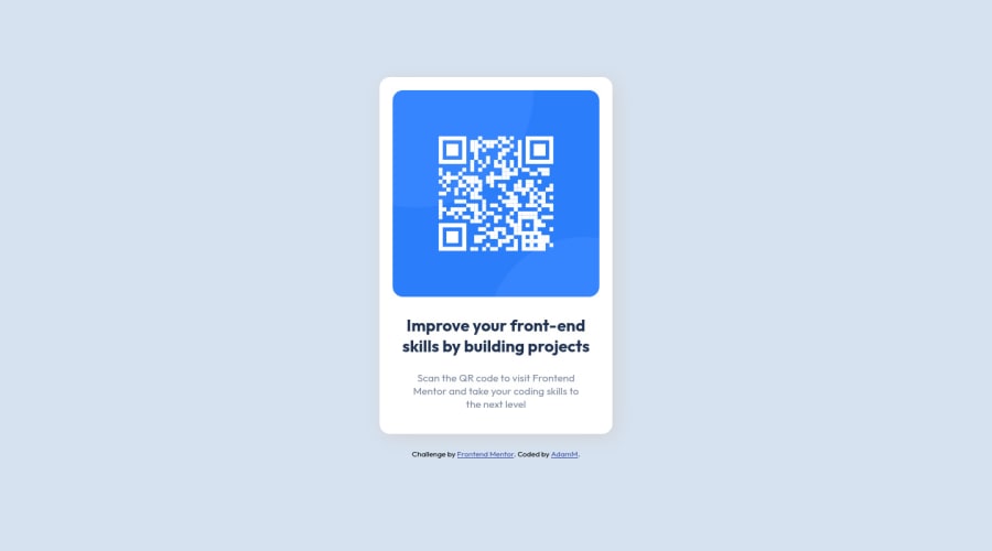 Frontend Mentor Qr Code Html Css Flexbox Coding Challenge Solution
