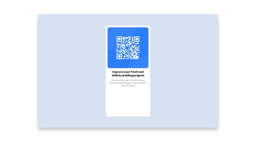 Frontend Mentor Qr Code First Challenge Coding Challenge Solution