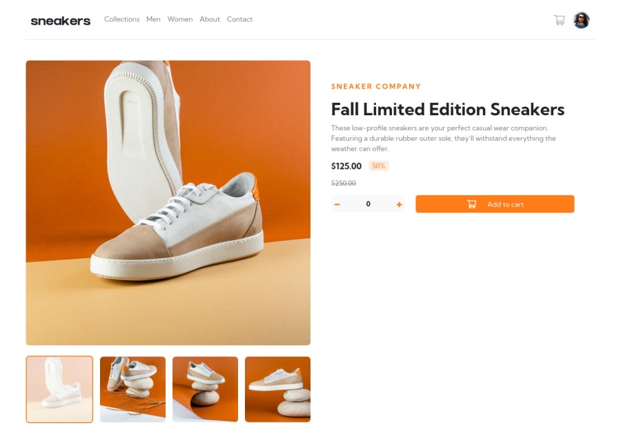 Frontend Mentor Responsive E Commerce Product Page Using React Js And