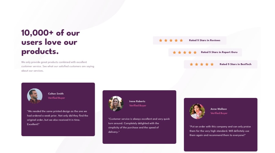 Frontend Mentor Social Proof Section Using Css Grid Coding Challenge