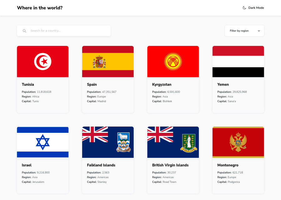 Frontend Mentor Rest Countries React Ts React Query Coding Challenge Solution