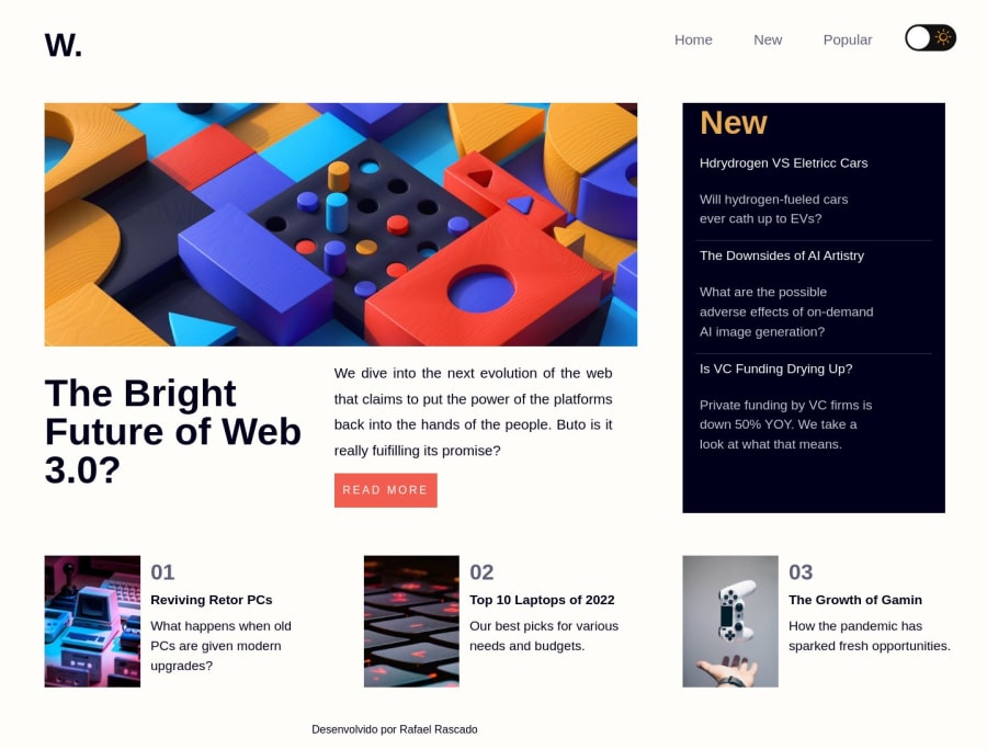 Frontend Mentor Html5 Css3 Bootstrap E Javascript Coding Challenge Solution