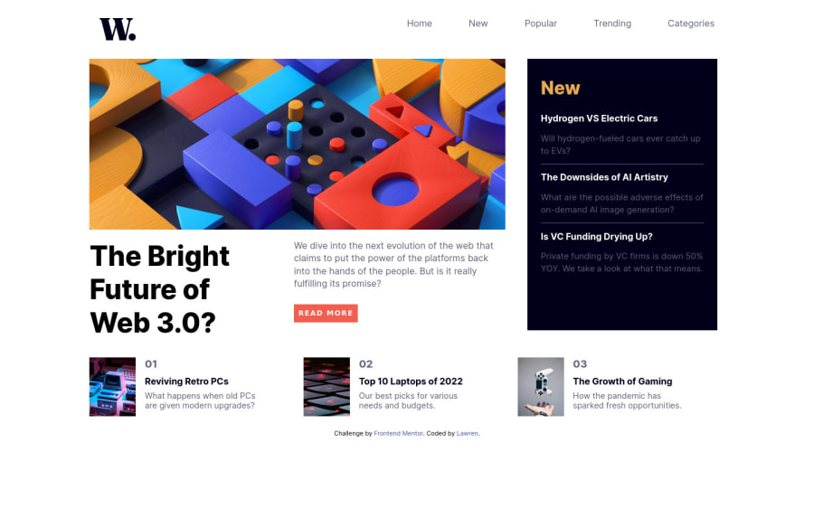 Frontend Mentor Used Css Grid Documentation Coding Challenge Solution