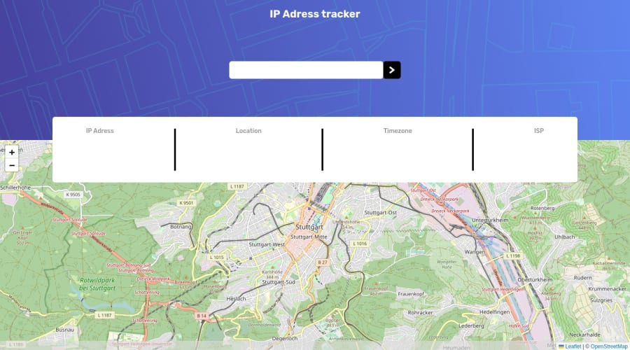 Frontend Mentor Ip Adress Tracker Using Vue3 Tailwind Axios Coding