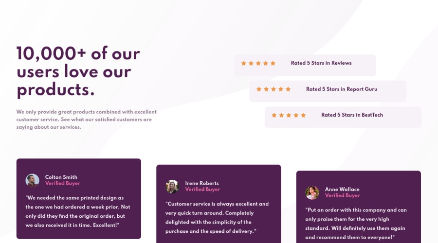 Frontend Mentor Using Css Grid And Css Flex Coding Challenge Solution