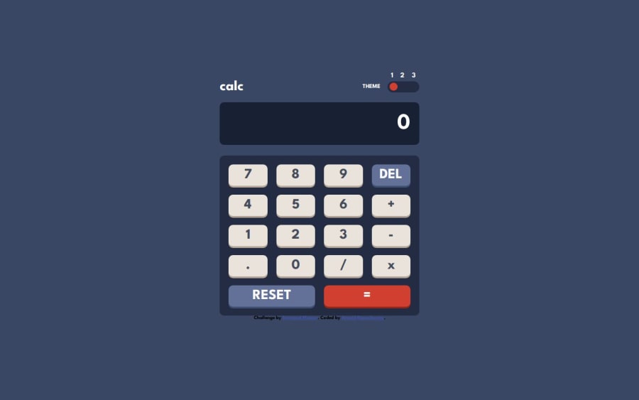 Frontend Mentor Responsive Calculator App With Html Css Js Coding Challenge Solution