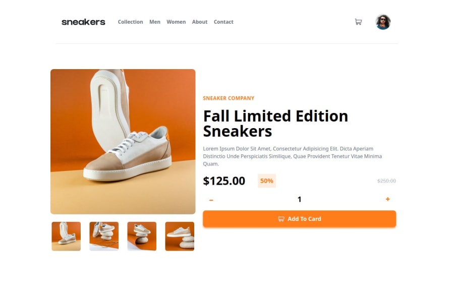 Frontend Mentor Responsive Ecommerce Card Using Html Tailwind Css And Js Coding Challenge Solution 7809