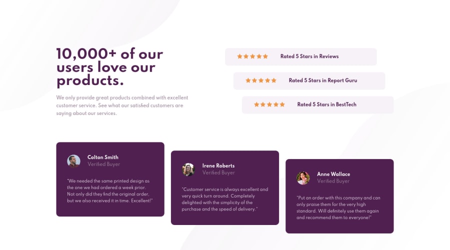 Frontend Mentor Css Flexbox Css Html Coding Challenge Solution