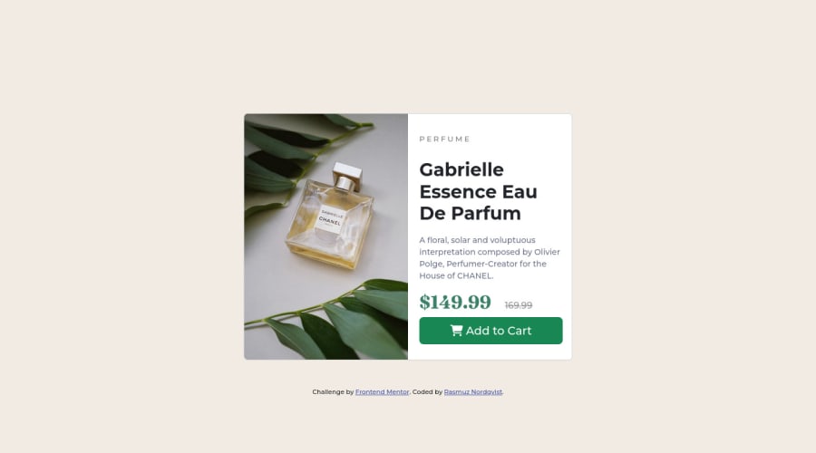 Frontend Mentor Product Preview Card Component Main Html Css