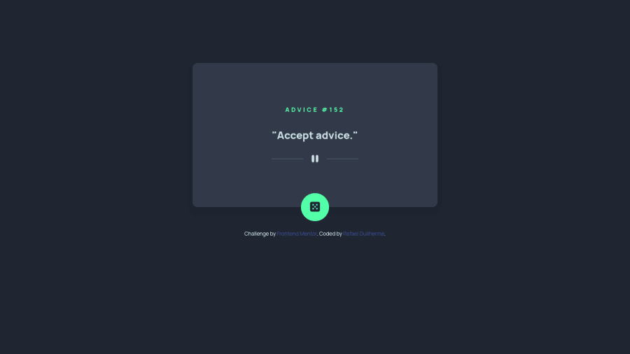 Frontend Mentor Advice Generator With React Typescript And