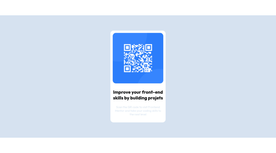 Frontend Mentor Qr Component Using Html And Css Coding Challenge Solution