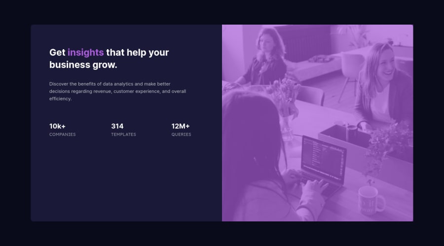 Frontend Mentor Responsive Stats Preview Card Using Html And Css Coding Challenge Solution