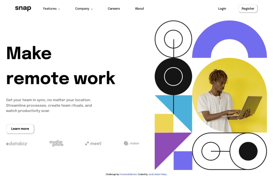 Frontend Mentor Navbar Desktop Mobile Using Flexbox Coding Challenge Solution