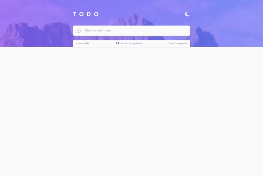Frontend Mentor Responsive Todo App With Nextjs Tailwindcss And