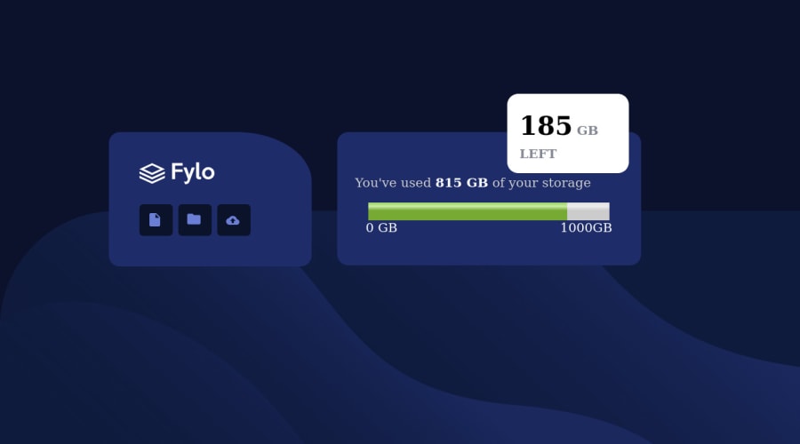 Frontend Mentor Using Html And Css To Solve Front End Mentor Chalange Fylo Data Stora Coding