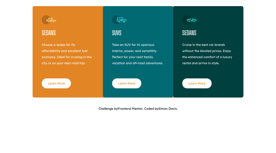 Frontend Mentor Responsive Cards Using Css Flexbox Coding Challenge Solution