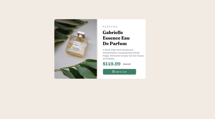 Frontend Mentor Product Card Preview Component Using Html Css Coding Challenge Solution