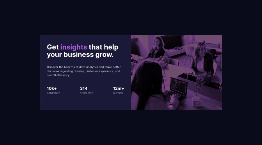 Frontend Mentor Vanilla Css Html5 Semantic Tags Custom Properties And Flexbox Coding Challenge