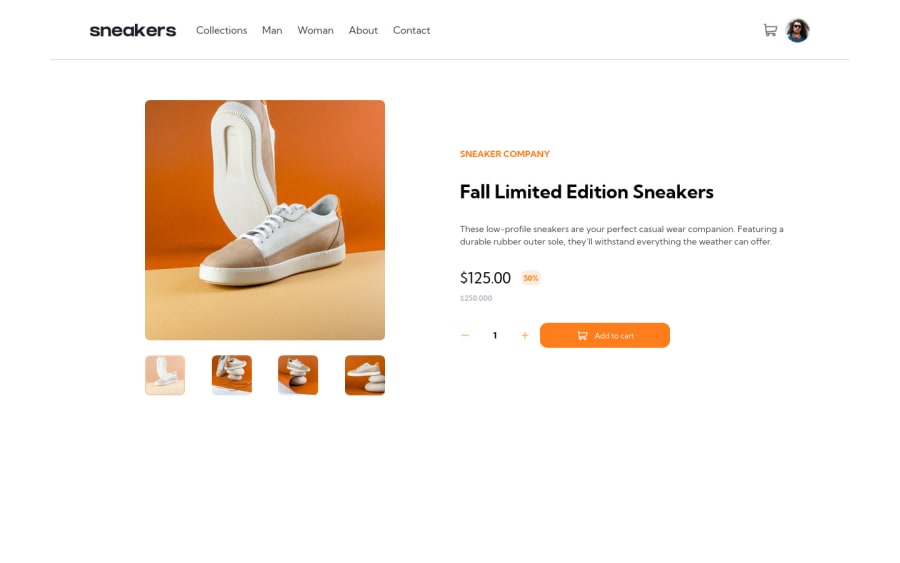 Frontend Mentor E Commerce Product Page Using React And Tailwind