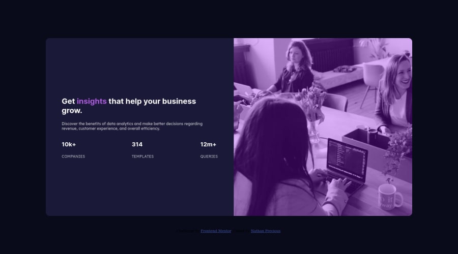 Frontend Mentor Stats Review Card Using Html And Css Coding Challenge Solution