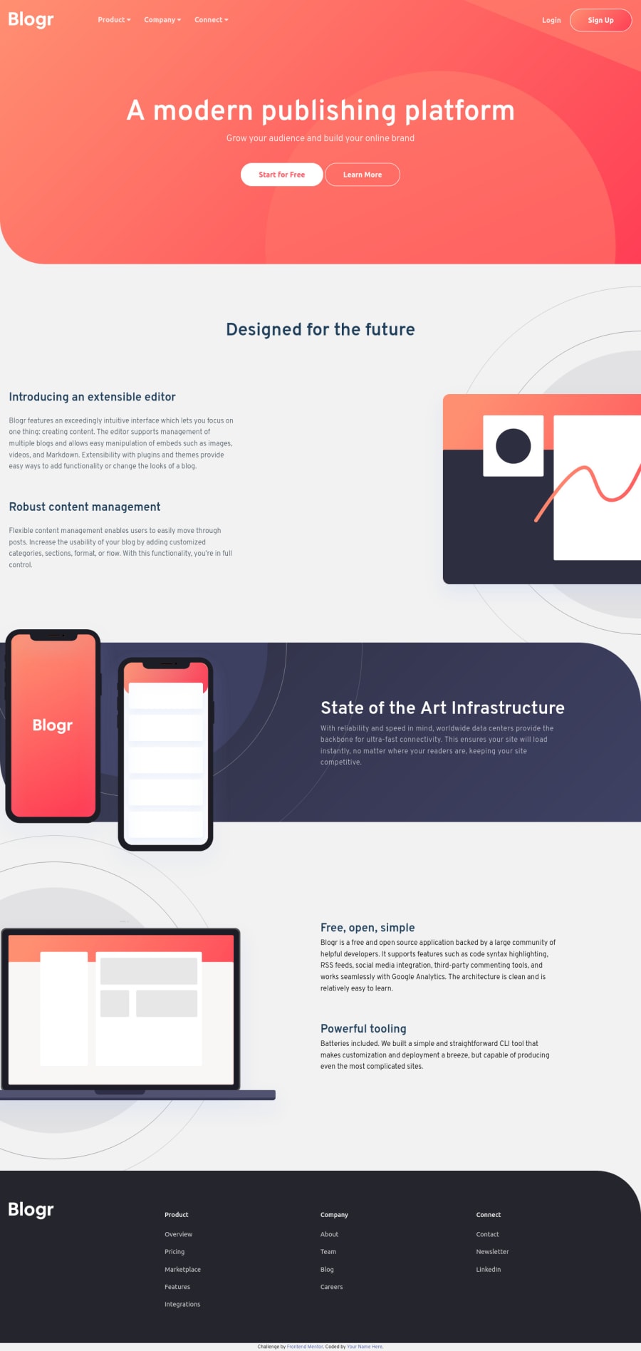 Frontend Mentor | Responsive landing page using CSS and Vanilla JS ... Frontend Mentor | Responsive landing page using CSS and Vanilla JS ...