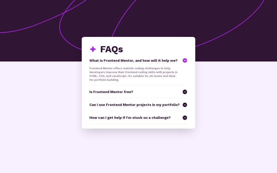 Frontend Mentor Responsive Faq Accordion With Next Js Tailwind And