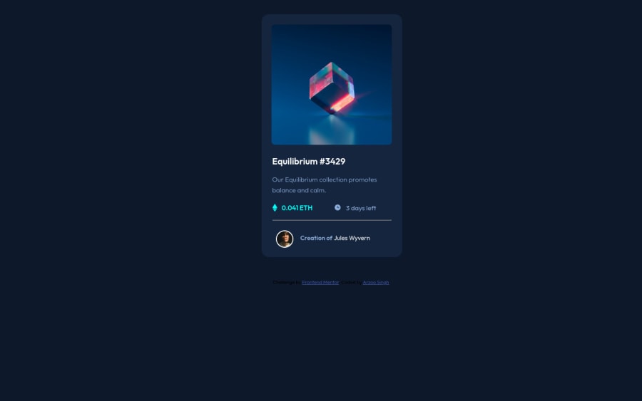 Frontend Mentor Preview Card Component Coding Challenge Solution