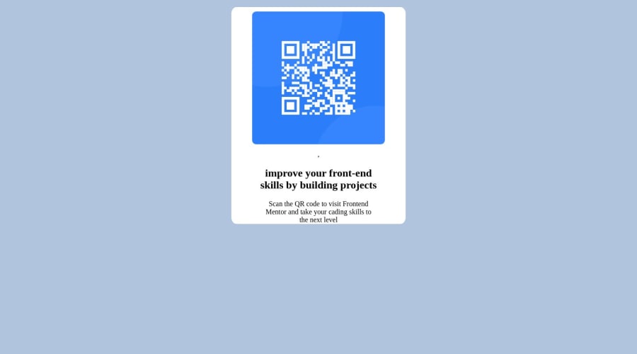 Frontend Mentor Soluçao Qr Code Usando Css E Html Coding Challenge Solution