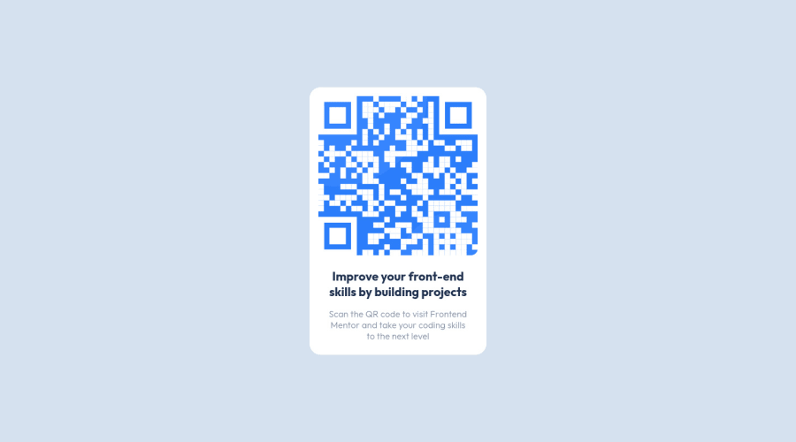 Frontend Mentor Qr Code Component Using Html And Css Flexbox Coding Challenge Solution