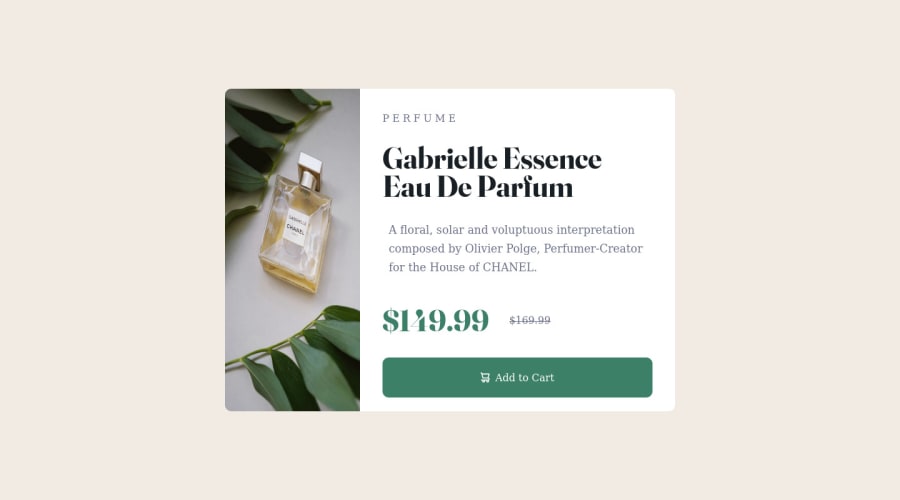 Frontend Mentor Responsive Product Preview Card Using Styled