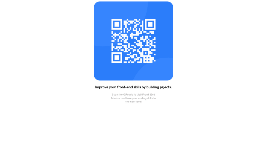Frontend Mentor Qr Code Component Using Simple Html And Css For 2 Layouts Coding Challenge