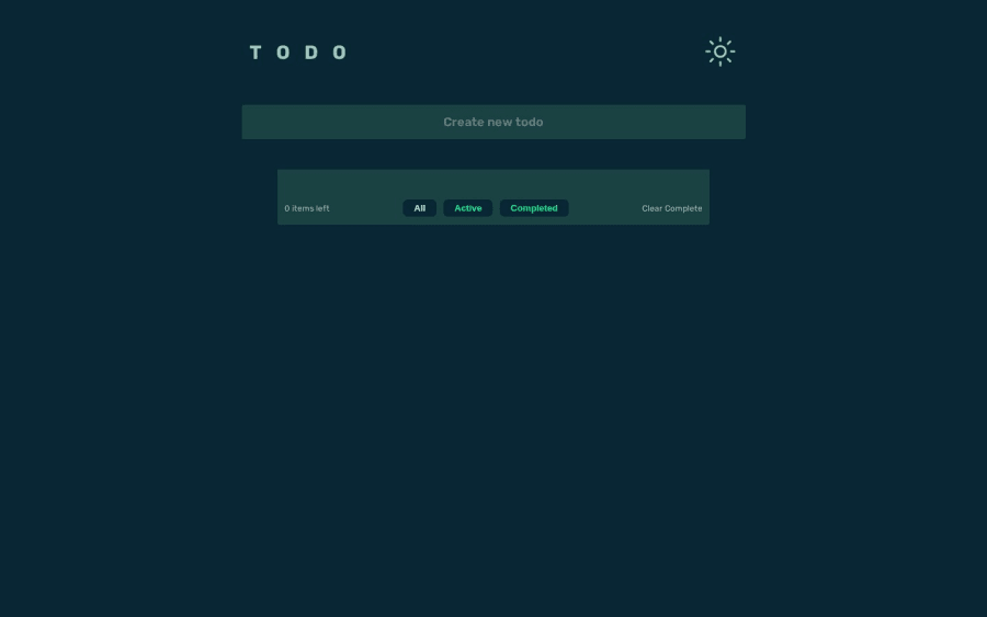 Frontend Mentor Todo App Using React Js Coding Challenge Solution