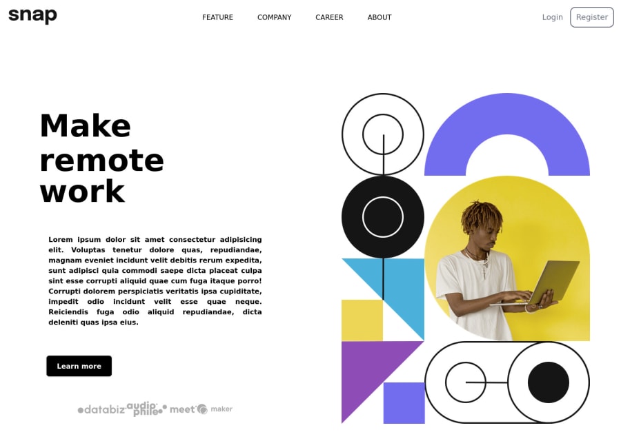 Frontend Mentor Landing Page Using Tailwind Css And Js Coding Challenge Solution