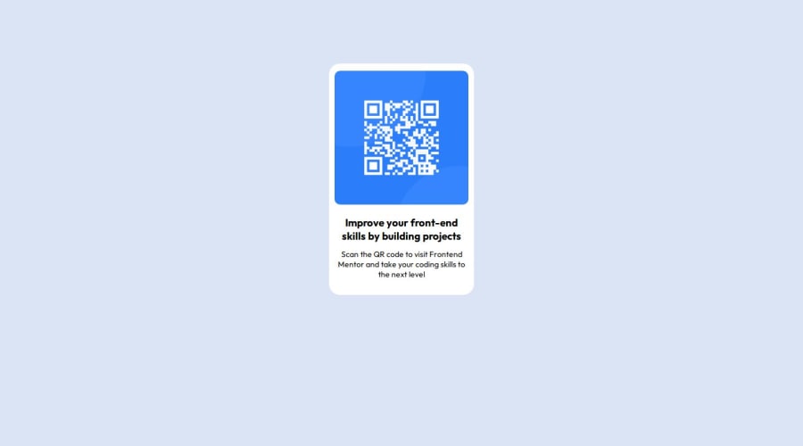 Frontend Mentor Qr Code Component Using Css Box Model Coding Challenge Solution
