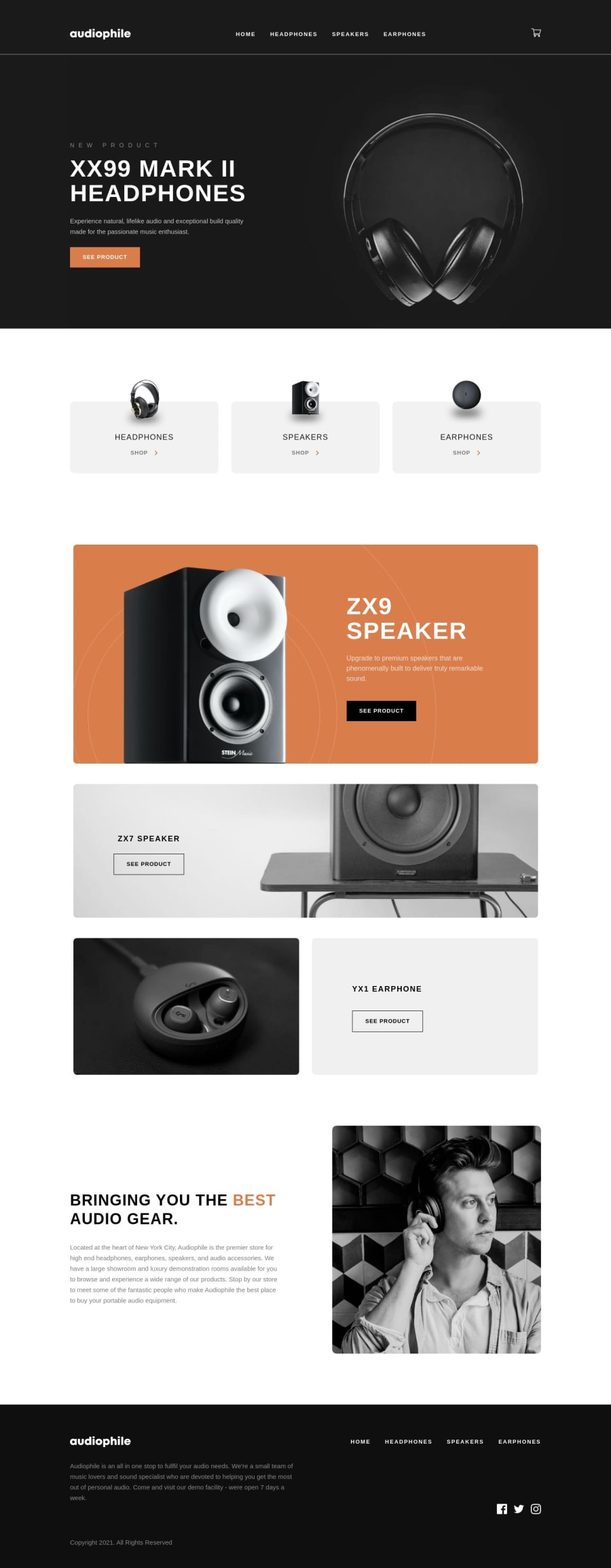 Frontend Mentor Audiophile A Production Ready React Application Coding Challenge Solution