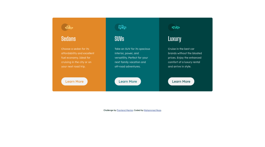 Frontend Mentor Column Preview Card Component Main Coding Challenge