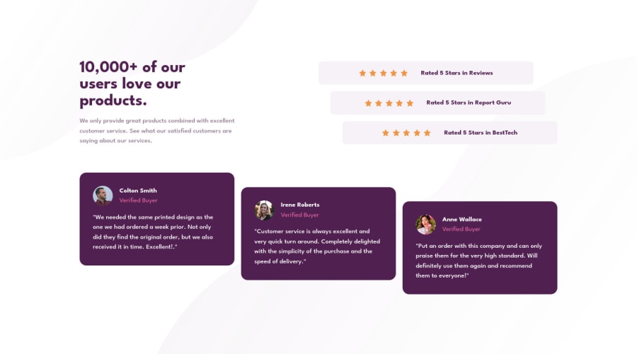 Frontend Mentor Social Proof Section With Html And Css Coding Challenge Solution