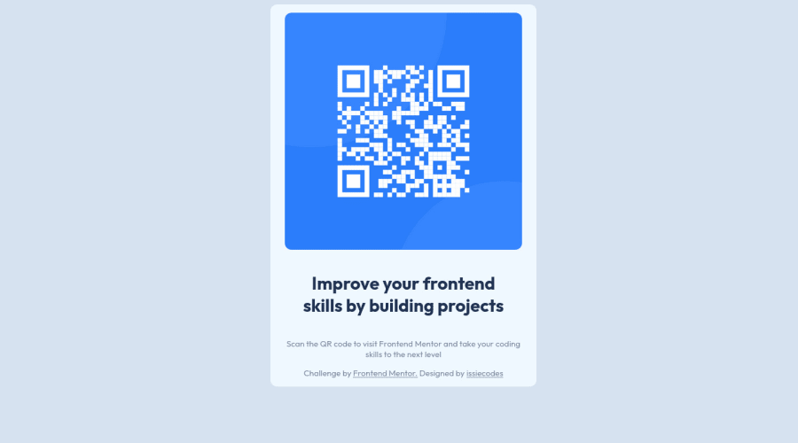 Frontend Mentor Qr Scan Using Html Divs Coding Challenge Solution