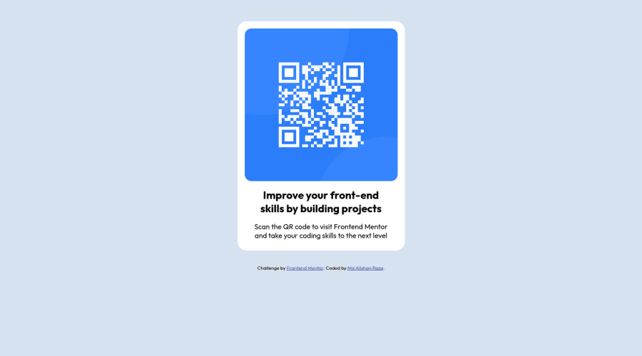Frontend Mentor Qr Code Component Using Html And Css Coding Challenge Solution