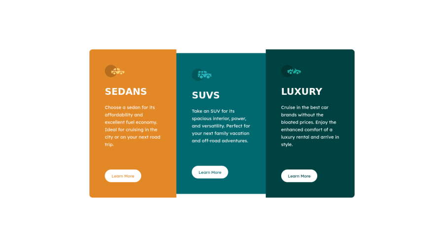 Frontend Mentor 3 Column Preview Card Component Using Html And Css
