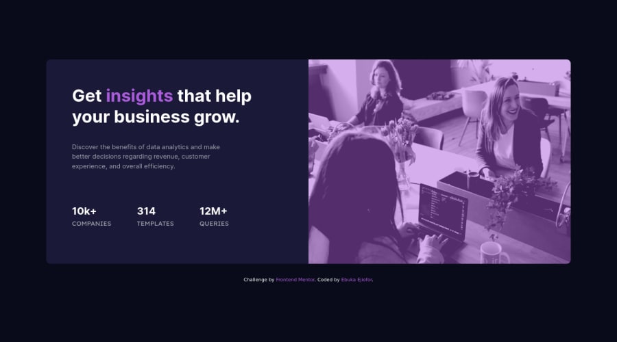 Frontend Mentor Stats Preview Card Component Using Css Flexbox Coding Challenge Solution
