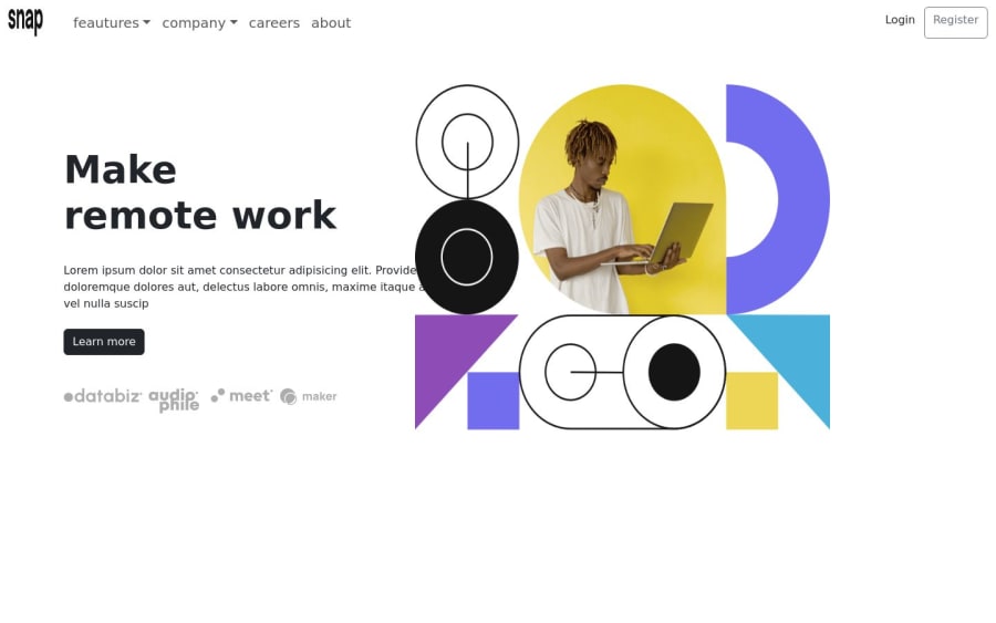Frontend Mentor Responsive Landing Page Using React And Bootstrap Coding Challenge Solution