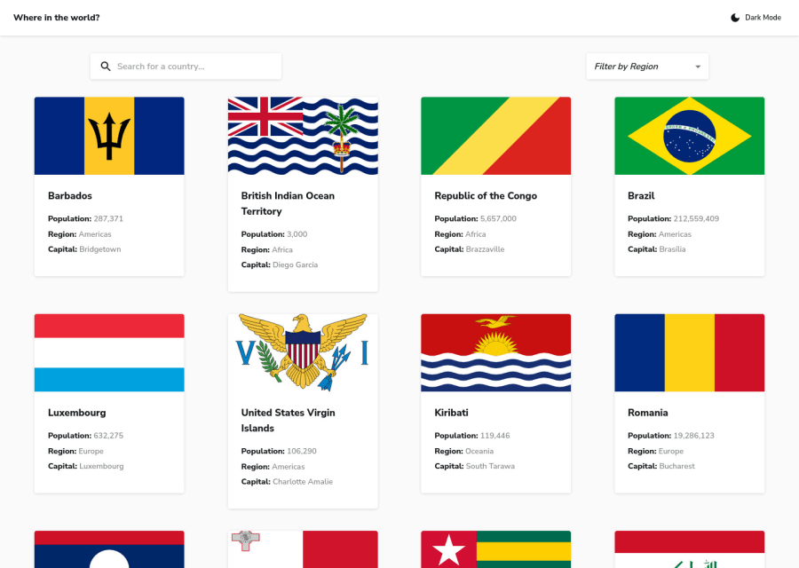 Frontend Mentor Rest Countries Api React Ts Redux Mui Coding Challenge Solution
